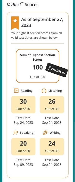 Finally, 100 Score on the TOEFL Test! - AmazingTalker