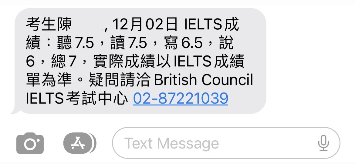 Thanks to Asma for leading me got my ideal score on both IELTS and TOEIC - AmazingTalker